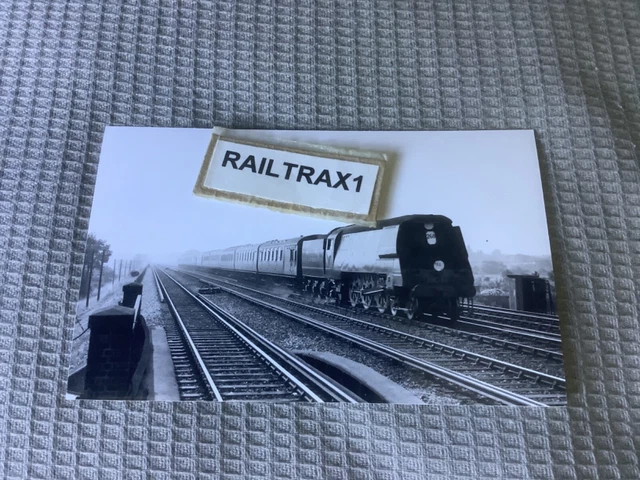 RAILWAY STEAM PHOTOGRAPH - 21C161 At Hersham Station - August 1947 ...