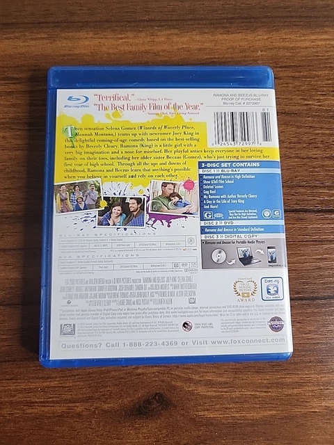 DVD RAMONA AND Beezus + Film Blu-ray Selena Gomez Joey King EUR 6,58 ...