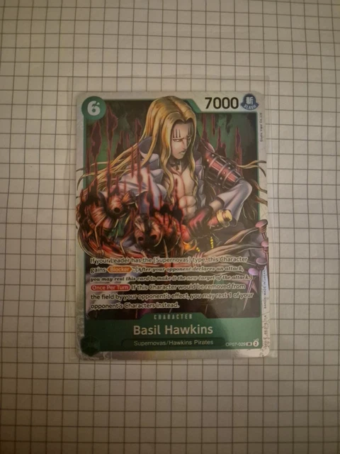 ONE PIECE TCG- Basil Hawkins Op07-029 -500 Years in The Future ...