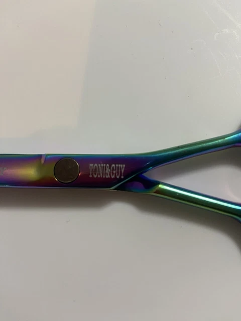 TONI&GUY XY-5.5 HAIRDRESSING/BARBER Scissors Right&left Handed Rainbow ...