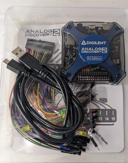 Digilent Analog Discovery 2 Oscilloscopewavegenlogic Analyzer Exc Cond Eur 24854