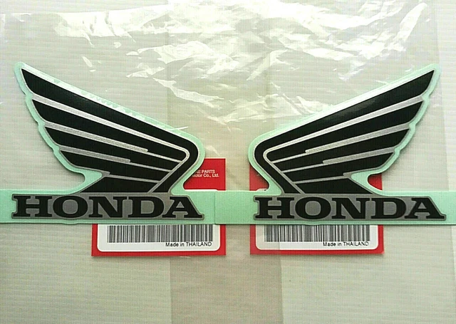 ORIGINAL HONDA-WING FLÜGEL-CB 650R-10cm-SCHWARZ/SILBER-Aufkleber ...