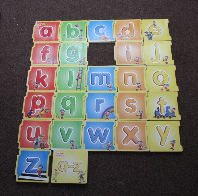 NODDY ABC A-Z Alphabet Books Enid Blyton Set Of 26 Missing H Read Notes ...