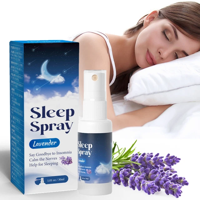 SLEEPING SPRAY NATURAL Gentle Lavender Sleep Spray for Bedding Sleep ...
