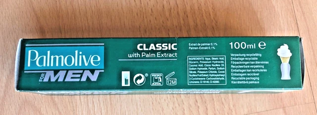 PALMOLIVE MEN Classic mit Palm Extrakt - Rasiercreme 100 ml EUR 3,50 ...