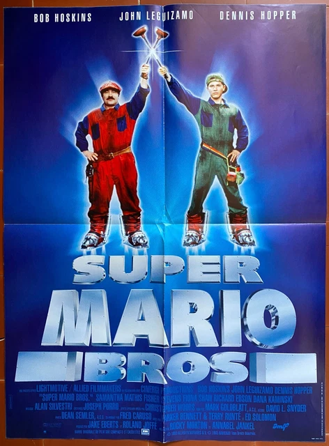 POSTER SUPER MARIO BROS Bob HOSKINS Dennis HOPPER Videogiochi 60x80cm ...