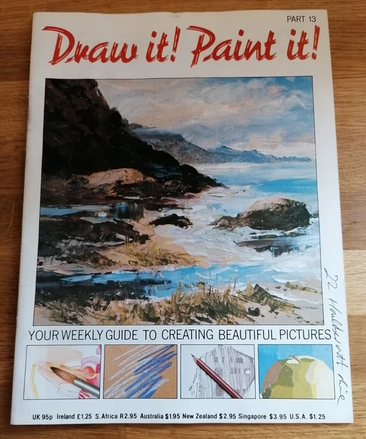 MAGAZINE - DRAW It! Paint It! Art Magazine Vol #1 Part #13 1984 ...