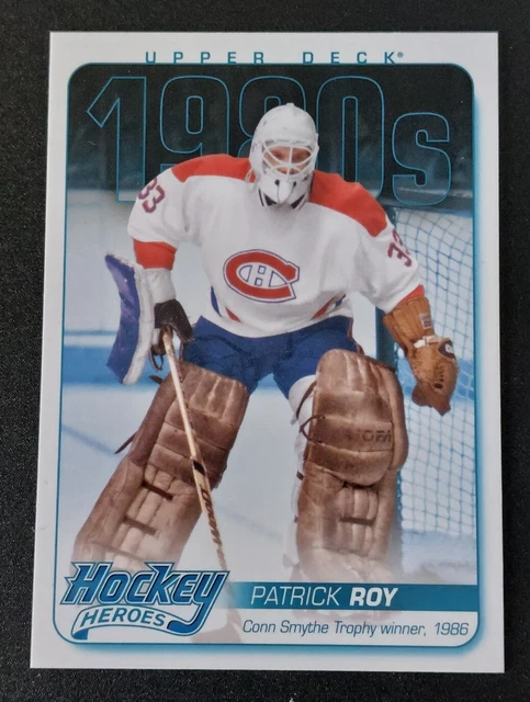2013-14 UPPER DECK Patrick Roy Hockey Heroes Card #HH48. Montreal ...