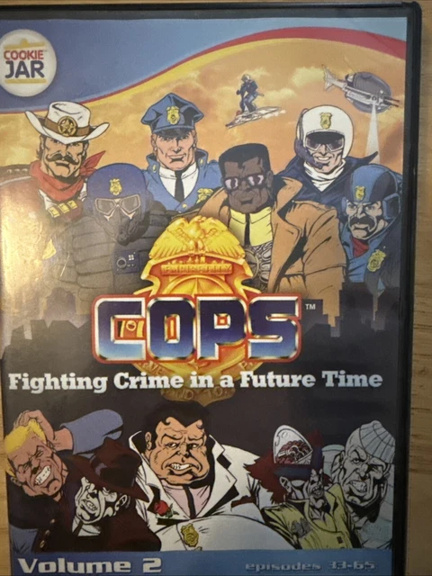 COPS VOL. 2 Animated Cartoon DVD Set 3 DISCS Episodes 33-65 Cookie Jar ...