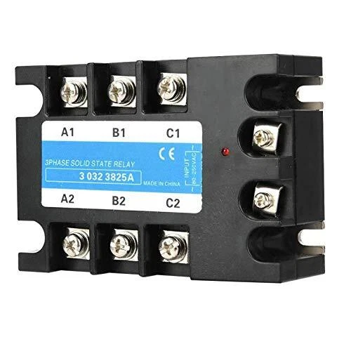 THREE PHASE SOLID State Relay,80-250VAC Input SSR3 AC-AC Electrical ...