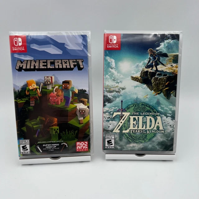 THE LEGEND OF Zelda Tears of the Kingdom + Minecraft Switch Game Bundle ...