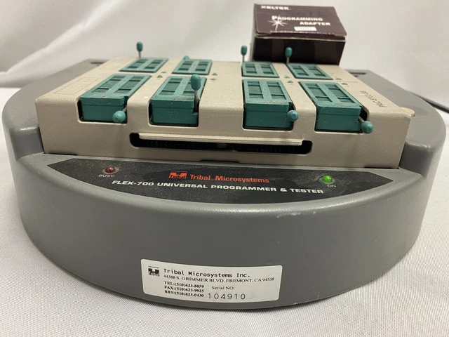 TRIBAL MICROSYSTEMS FLEX 700 Universal EEPROM Chip Programmer & Tester ...