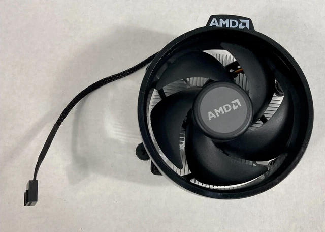 AMD WRAITH STEALTH Socket AM4 4 Pin Connector CPU Cooler with Aluminum ...