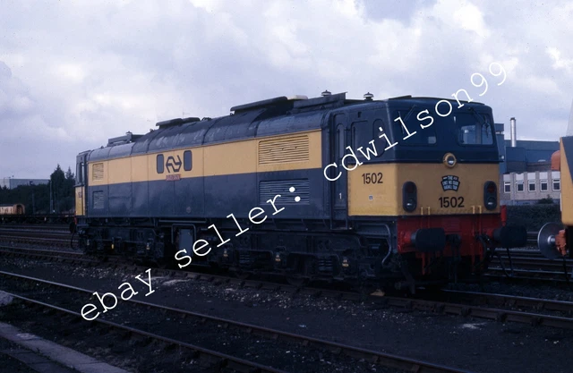 35MM BRITISH RAILWAY Slide - ex BR Class 77 as NS No. 1502 at ...