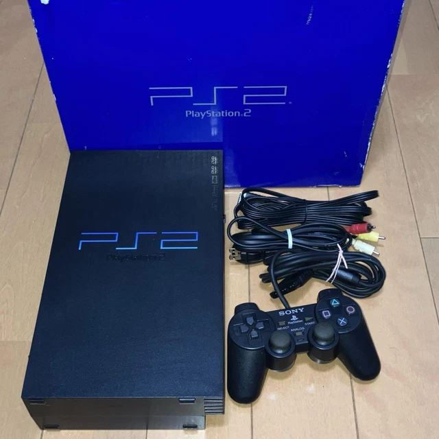 [EXCELLENT + ] Console PlayStation2 PS2 noire SCPH-30000 Sony avec ...
