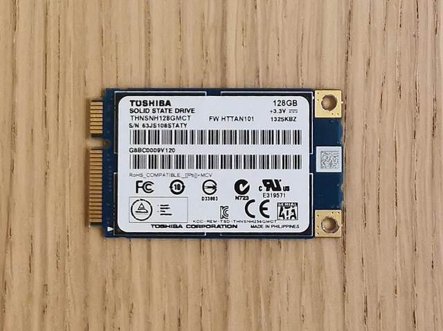 SSD MSATA SATA III 128Go Toshiba THNSNH128GMCT - SNS EUR 15,00 ...