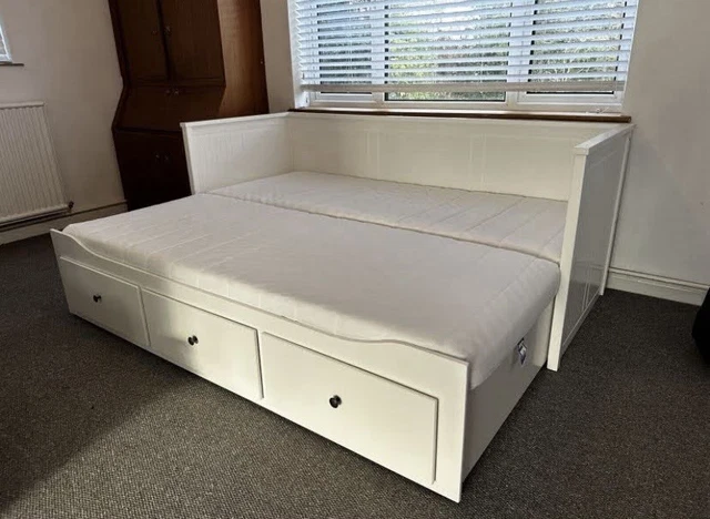 IKEA HEMNES DAY Bed (with 2 x mattresses) £250.32 - PicClick UK