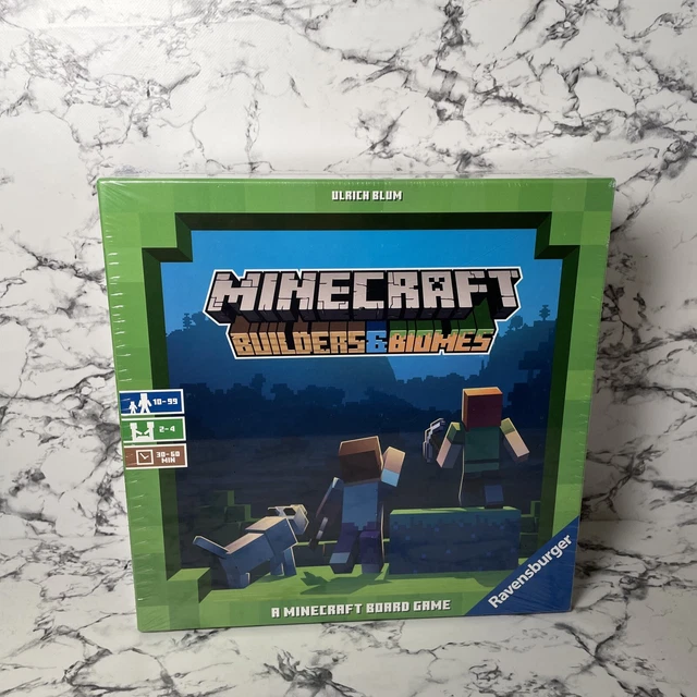 MINECRAFT BUILDERS & Biomes Strategy Board Game by Ravensburger £29.99 ...