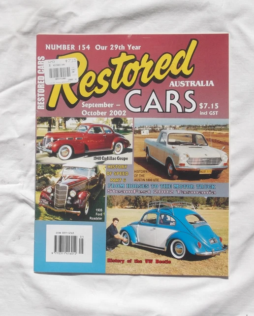 RESTORED CARS MAGAZINE Austin 1800 Utility Ute VW Beetle 1935 Ford ...