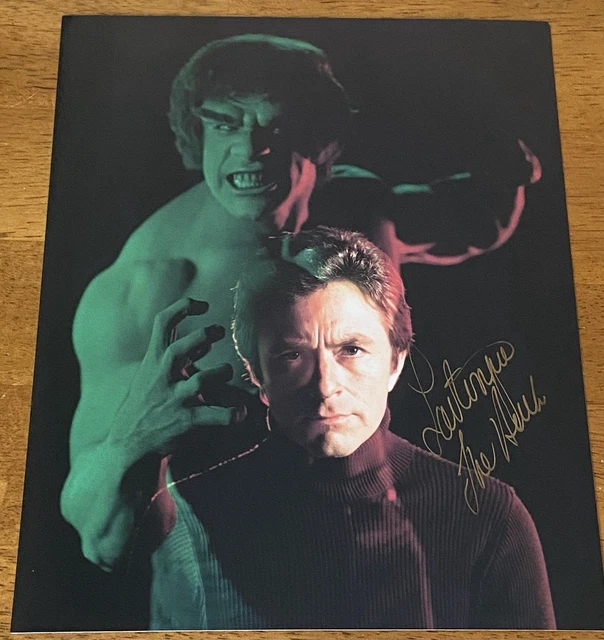INCREDIBLE HULK LOU Ferrigno as The Hulk Signed 8x10 Autograph £21.52 ...