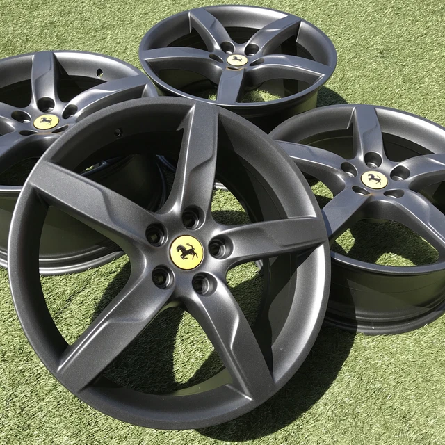 19& FERRARI CALIFORNIA Rims Oem Stock Set 4 Grey Gunmetal Genuine ...