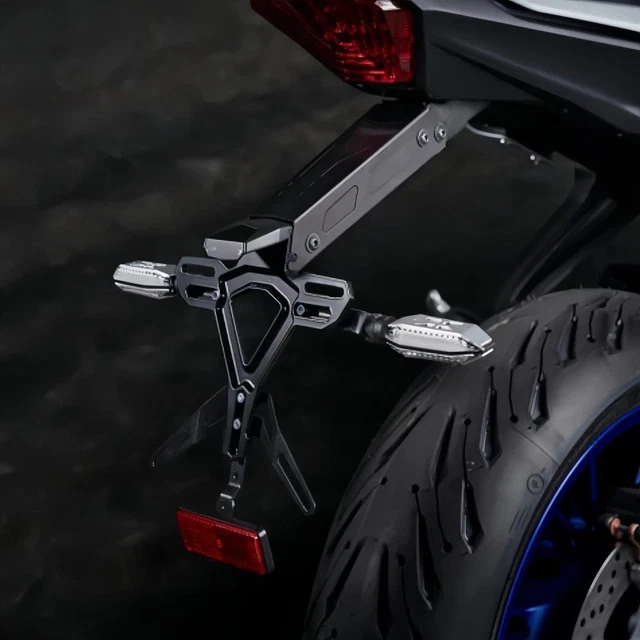 FOR YAMAHA YZF R9 2025 2026 Motorcycle LED License Plate Holder Rear ...