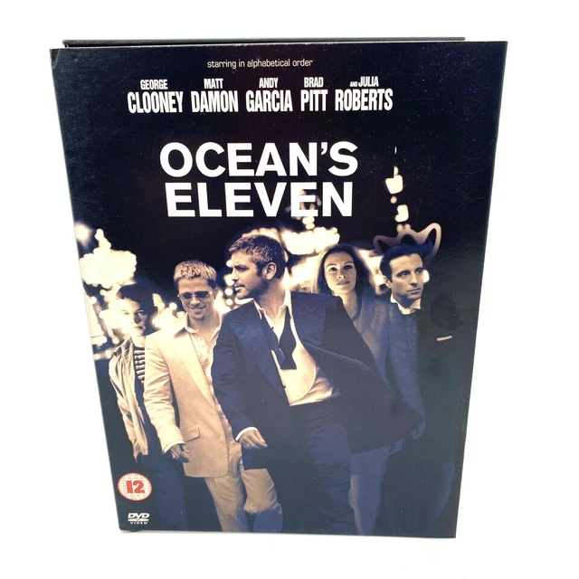 DVD OCEANS ELEVEN George Clooney Matt Damon Brad Pitt Cert 12 EUR 5,91 ...