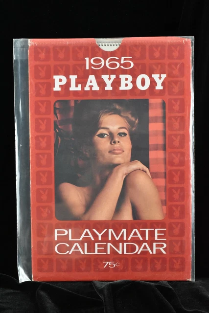 RARE 1965 PLAYBOY Playmate Wall Calendar (Hugh Hefner) Original Sleeve ...