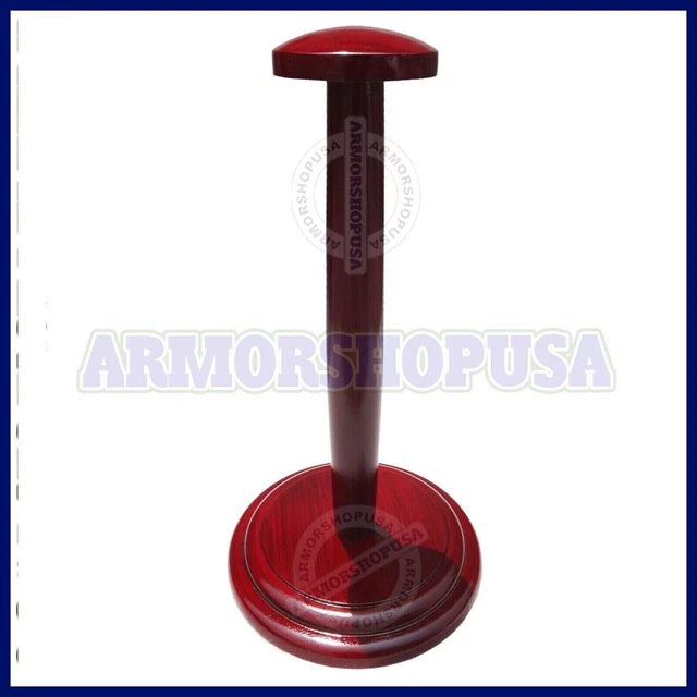 SUPPORT DE CASQUE en bois pour casques d'armure médiévale ~ Poteau ...