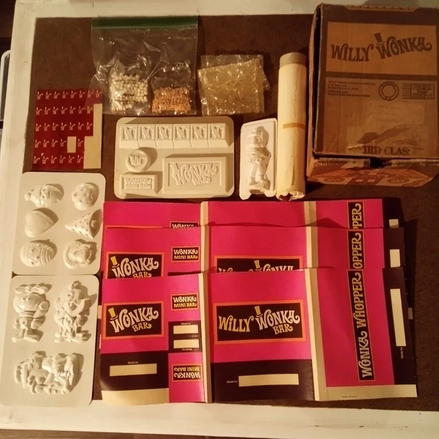 RARE VINTAGE WILLY Wonka and the Chocolate Factory Candy Mold Kit ...