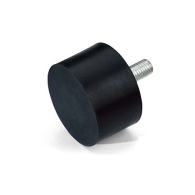 SUPPORTO ANTIVIBRANTE CILINDRICO in gomma piede-maschio | 25x15 | M6 ...