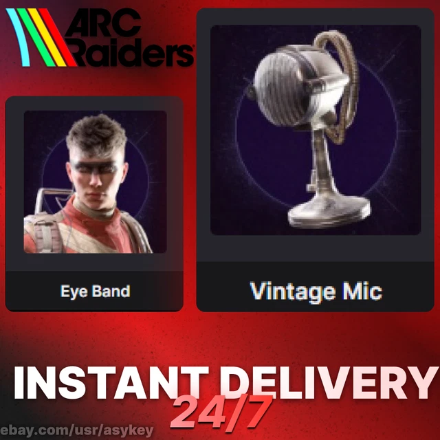 ARC RAIDERS TWITCH Drops 🔥 All 4/4 Available 🔥Eyeband+Vintage+Backpack ...