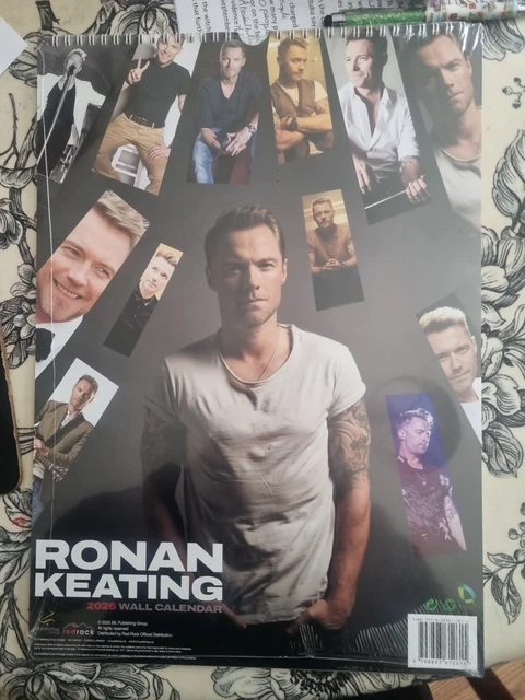 RONAN KEATING BOYZONE 2026 A3 Calendar Premium Quality ULTRA RARE ...