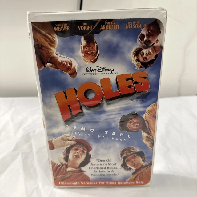 HOLES BOOK MOVIE Collectible VHS Disney 2003 Demo VHS, Rare Screener ...