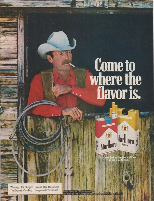 1985 MARLBORO MAN Cigarettes AD Darrell Winfield Photo $10.99 - PicClick