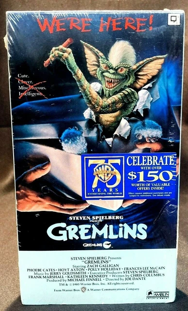 RARE! GREMLINS VHS tape factory sealed Warner Home Video 1985 New Rare ...