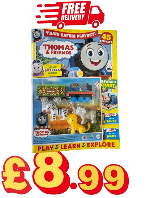 THOMAS AND FRIENDS With Train Safari Play set Issue 844 (PLAY,LEARN ...