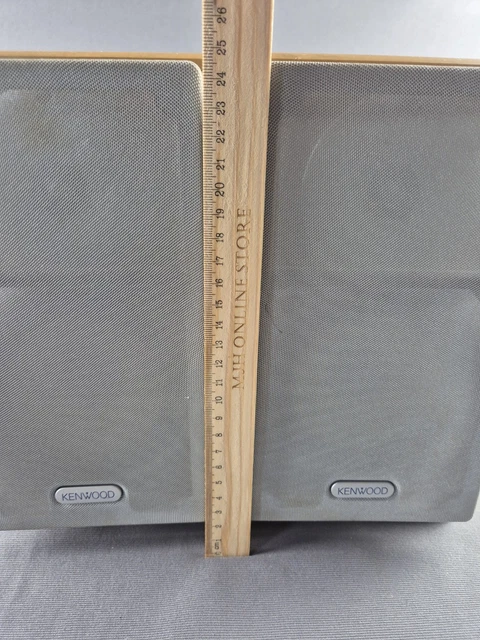 KENWOOD LS-M33-S Hi-Fi stereo Sound System Bookends Speakers Tested ...