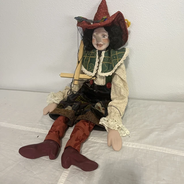 VINTAGE FEMALE MARIONETTE String Puppet $75.00 - PicClick