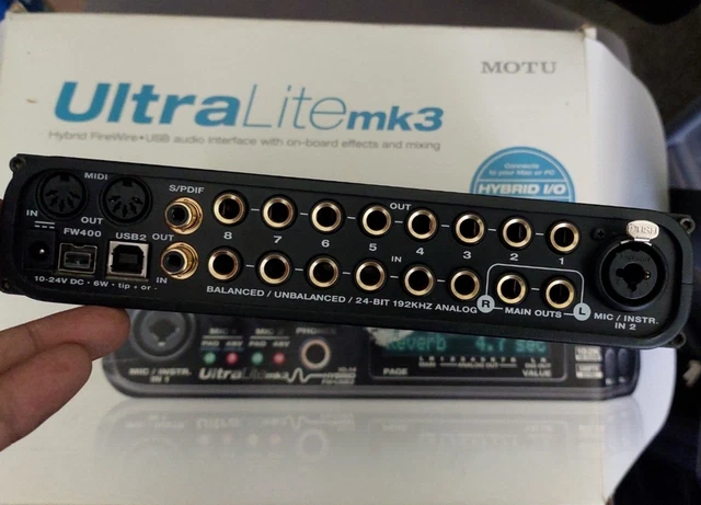 MOTU ULTRA LITE mk3 Hybrid Audio Interface £220.00 - PicClick UK