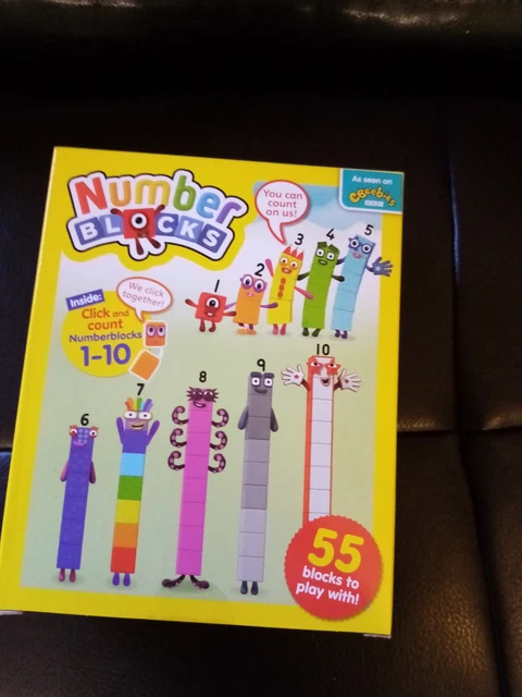 CBEEBIES NUMBERBLOCKS ,1-10 Number Blocks 100% Boxed Genuine ...