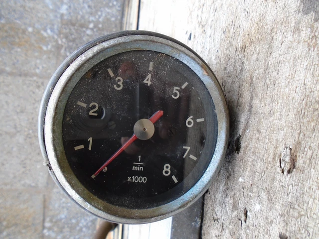 VINTAGE MZ TS rev counter tacho and mounting bracket £32.00 - PicClick UK