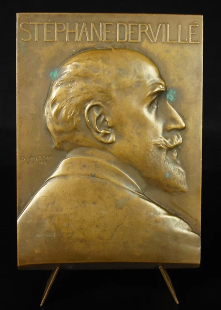 MEDAL STEPHAN DERVILLE Exhibition International Turin Italy 1911 Puech ...
