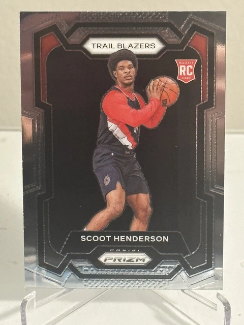 SCOOT HENDERSON 2023-24 Panini Prizm NBA Rookie Card Base RC #141 ...