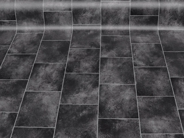 PVC TURIN FLIESE Lido Steinoptik Vinylboden CV-Bodenbelag Meterware 2m ...