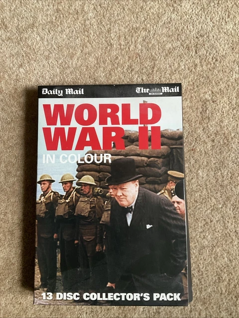 WORLD WAR II in Colour 13 Disc DVD Box Set Daily Mail Collector's Pack ...