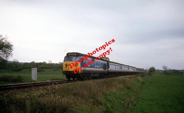 ORIGINAL 35MM Slide Railway Diesel /Steam- 50028 'Tiger' 09.40 Plymouth ...