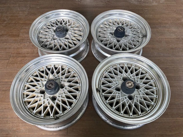 JDM RARE RARE wheel GET mesh 15 inch 6.5J +15 4H/114.3 4wheels No Tires ...
