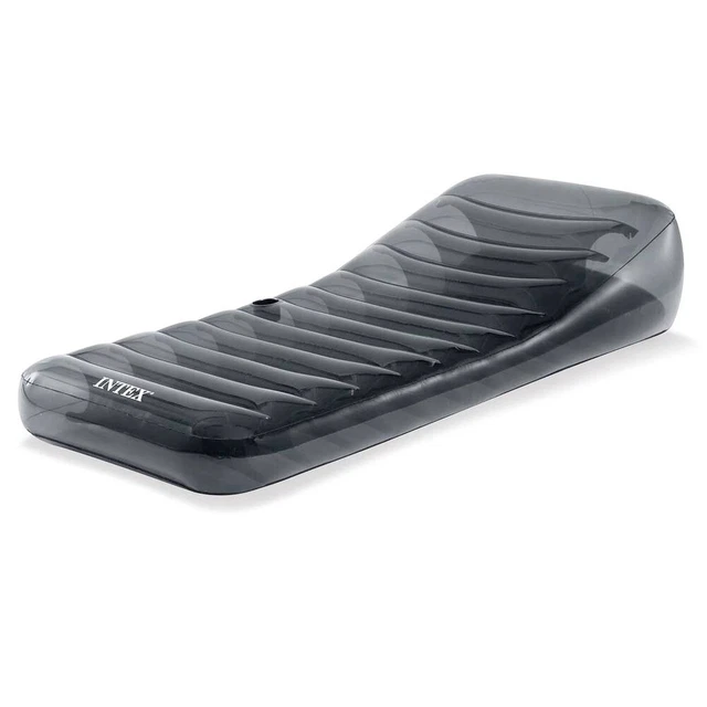 INTEX COOL GREY Mat Schwimmliege Luftmatratze Badeinsel Badespaß Grau ...