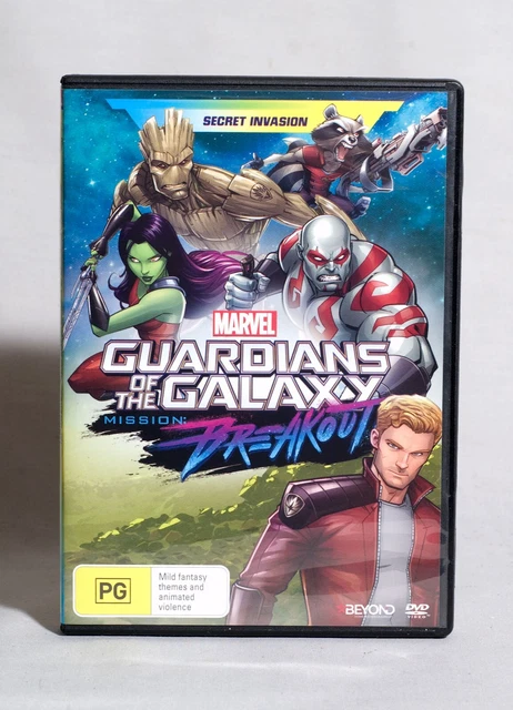 MARVEL GUARDIANS OF the Galaxy: Mission Breakout Secret Invasion DVD ...